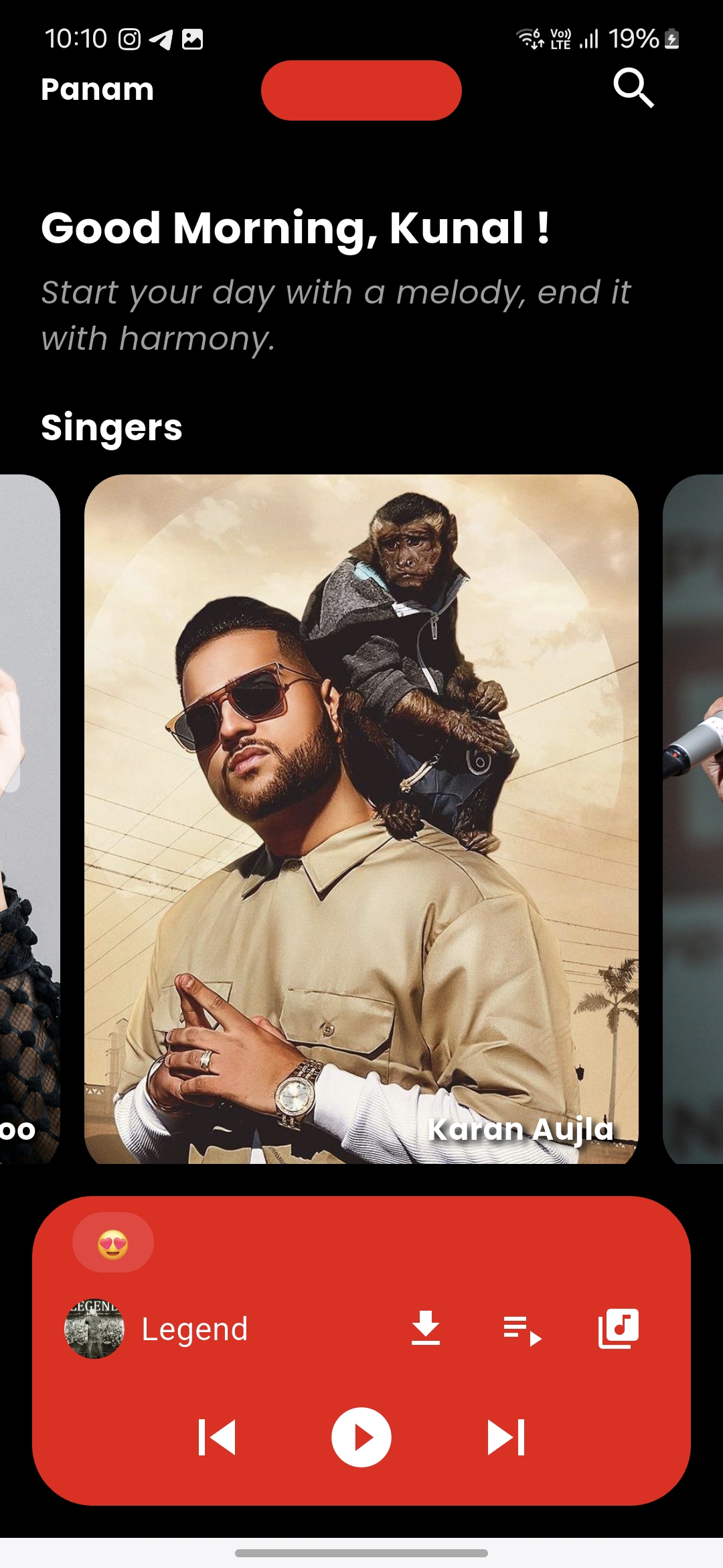 Panam Tunes - Gallery-Style Horizontal Slide