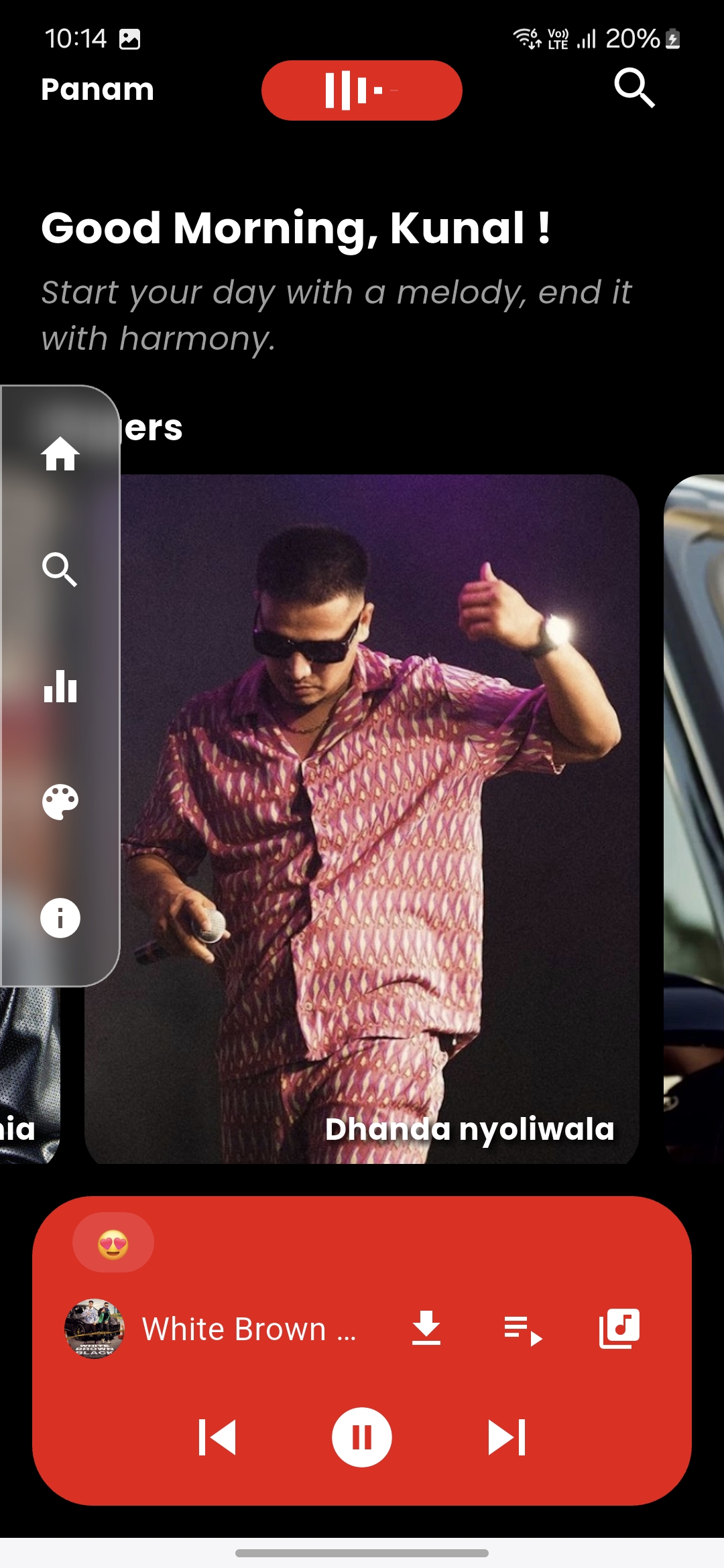 Panam Tunes - Gallery-Style Horizontal Slide